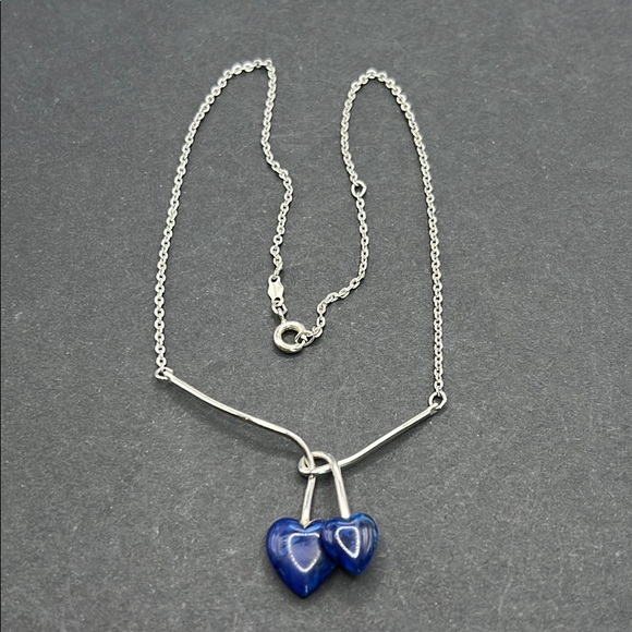 Sarah Coventry | Jewelry | Vintage Sarah Cov Blue Heart Necklace | Poshmark